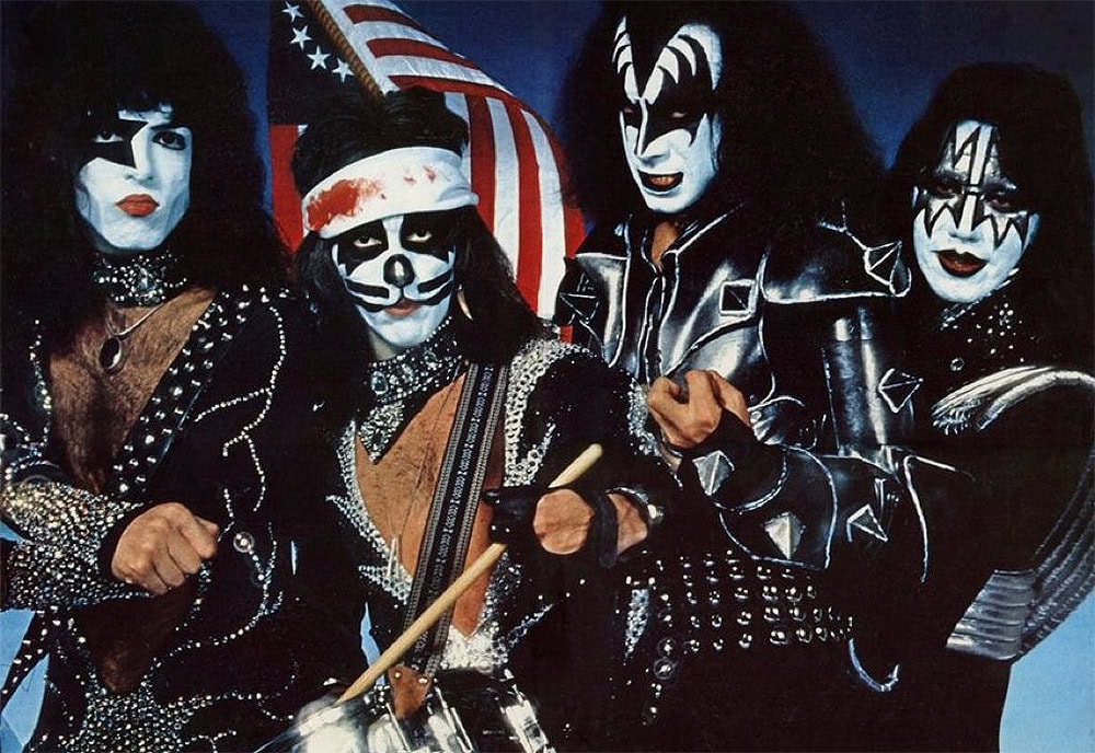 9. April 1976: Kiss does the "Destroyer" press conference and photo ...