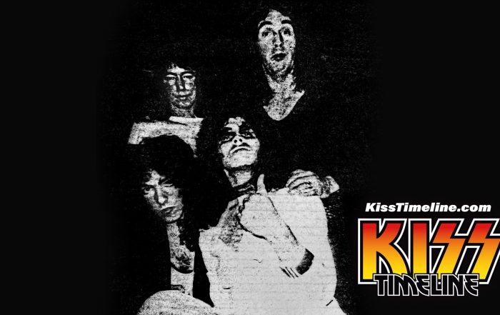 20. January 1973: Ace Frehley draws the Kiss logo – Kiss Timeline
