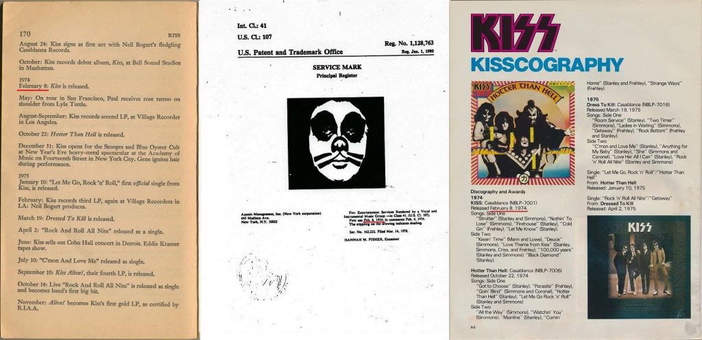 8. February 1974: Kiss releases their debut album "Kiss" – Kiss Timeline