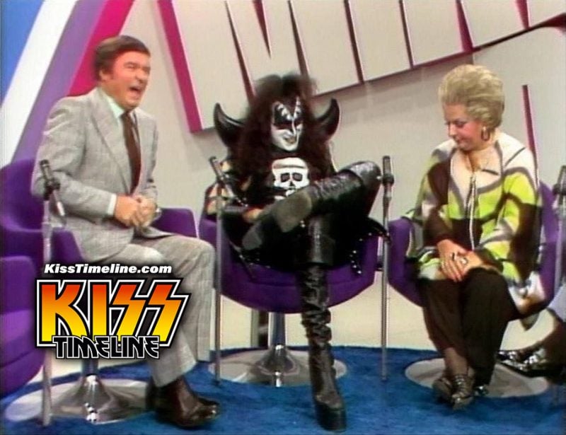KISS tapes their appearance on The Mike Douglas Show - Kiss Timeline