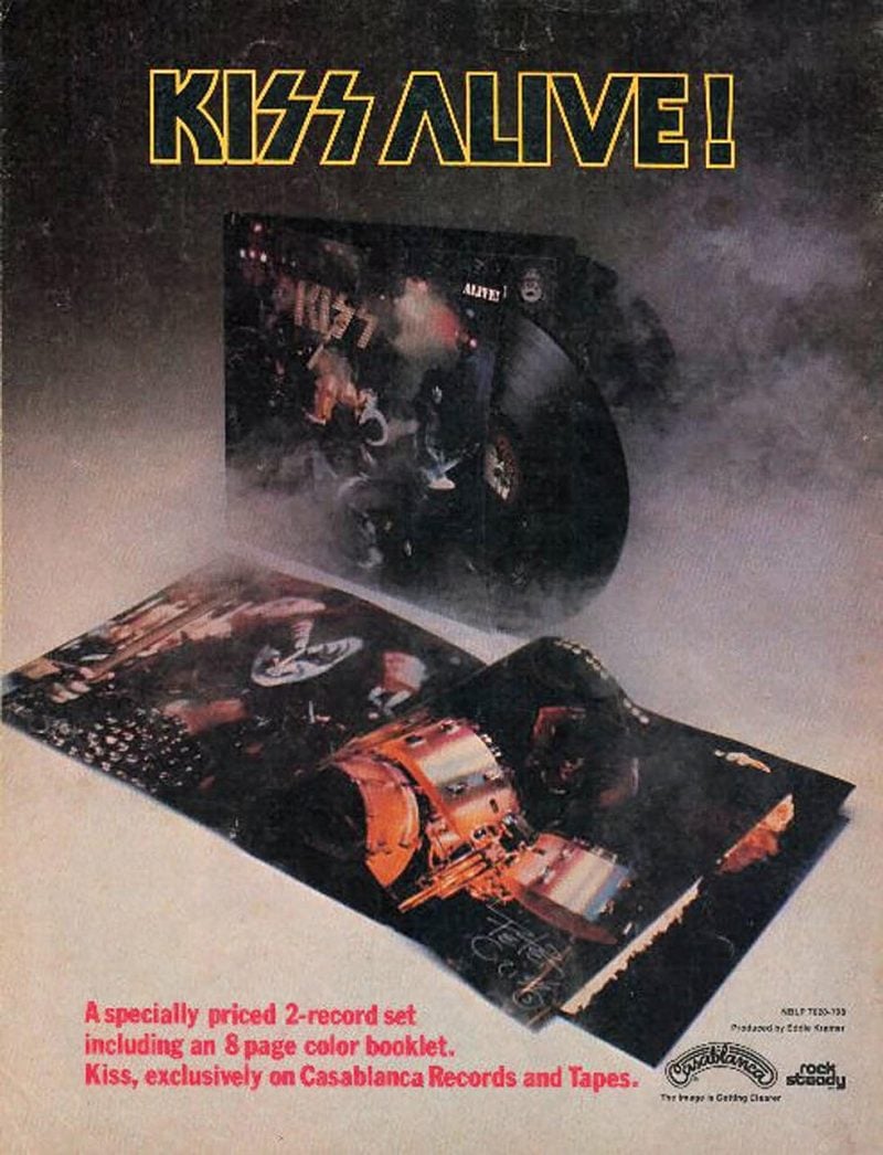 10. September, 1975: Kiss' first live album "Kiss: Alive!" is released ...