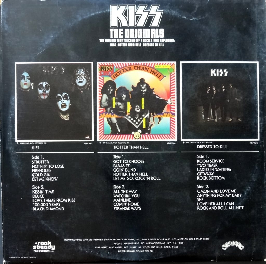21. July 1976: Kiss releases the compilation 3LP box set "The Originals ...