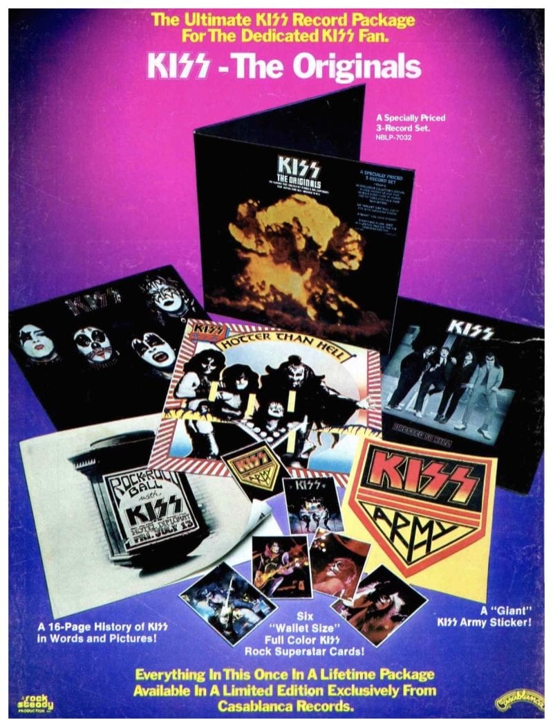 21. July 1976: Kiss releases the compilation 3LP box set "The Originals ...