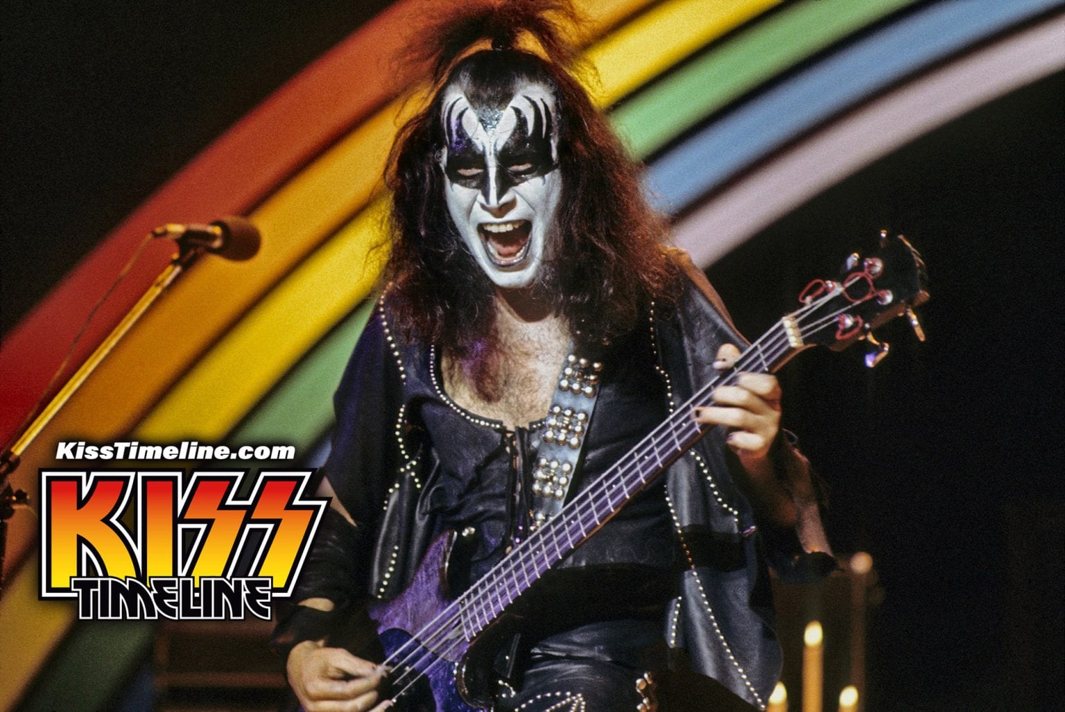 23. March 1974: Gene Simmons spitting blood live for the first time ...