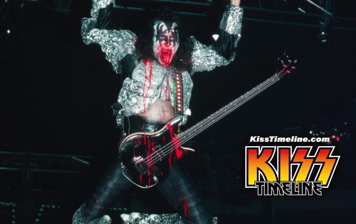 31. December 1973: Gene Simmons catching his hair on fire for the first ...