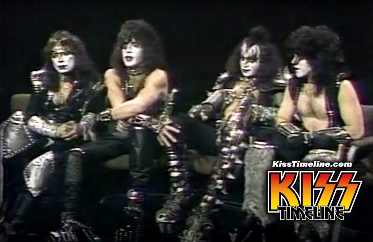 22. January 1983: Kiss does an in-store appearance at Strawberries ...
