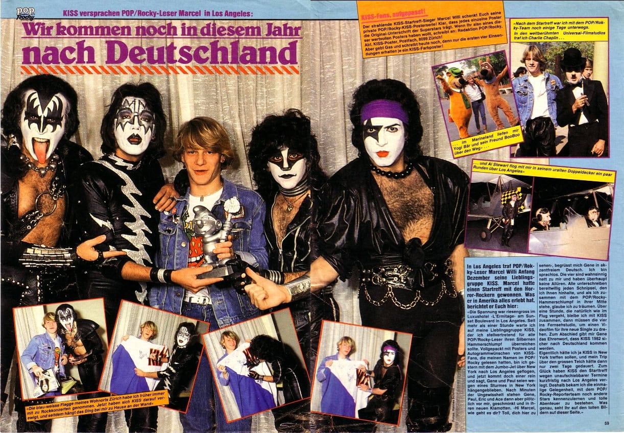 Kiss awarded the POP/Rocky Hammerwahl '81 price – Kiss Timeline