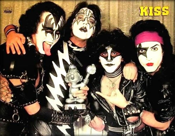 7. December 1981: Kiss lip-syncs to the song "I" on the Solid Gold TV ...