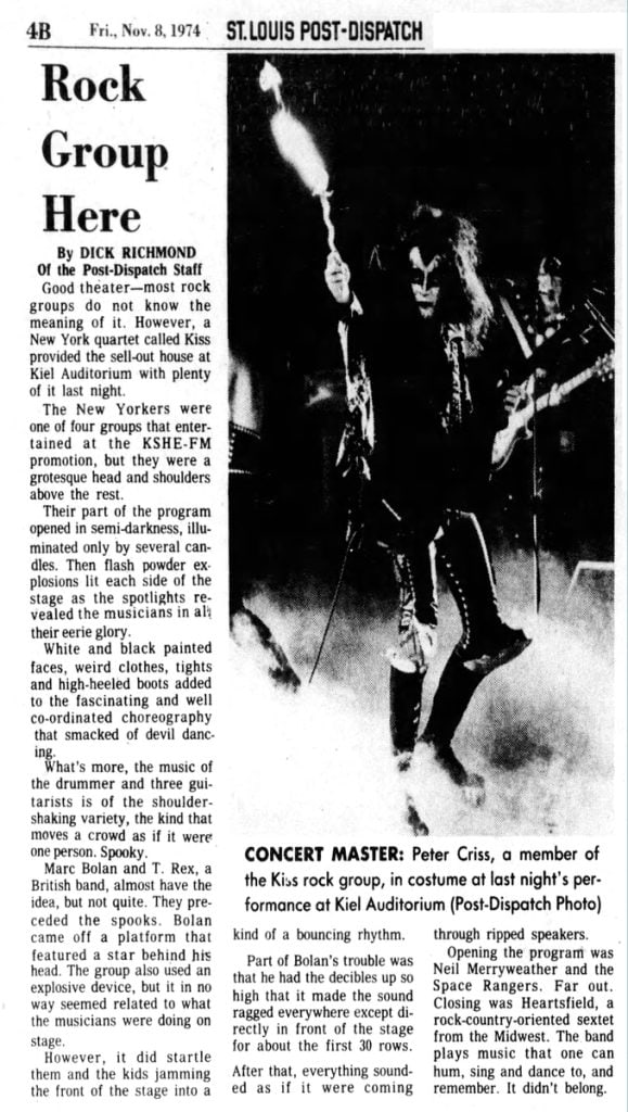 Kiss play their first-ever sold out headlining concert in an arena – Kiss Timeline