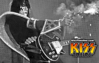 15. June 1979: Ace Frehley playing the light guitar live for the first time – Kiss Timeline